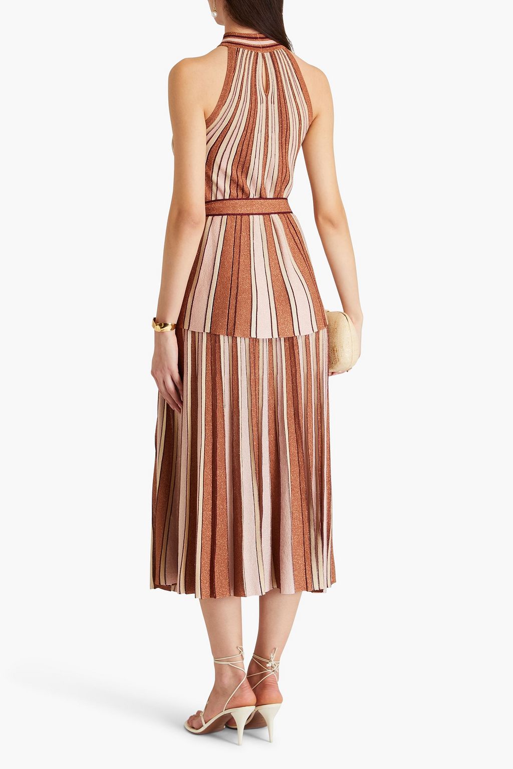 ZIMMERMANN Metallic Striped Knit Top – Sparkling Fashion Statement ...